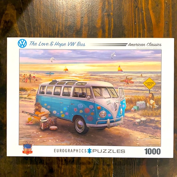 Eurographics | Games | New Puzzle Love Hope Volkswagen Vw Bus Puzzle ...